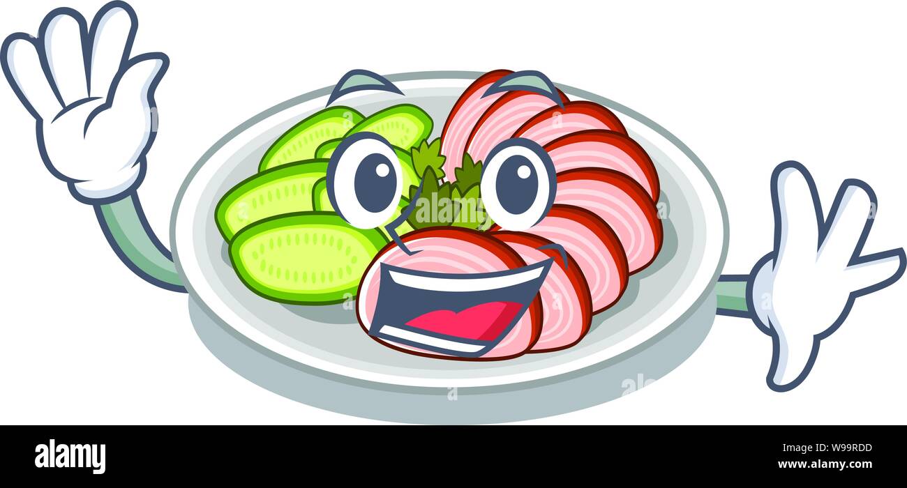 Cartoon funny duck waving hand hi-res stock photography and images - Alamy