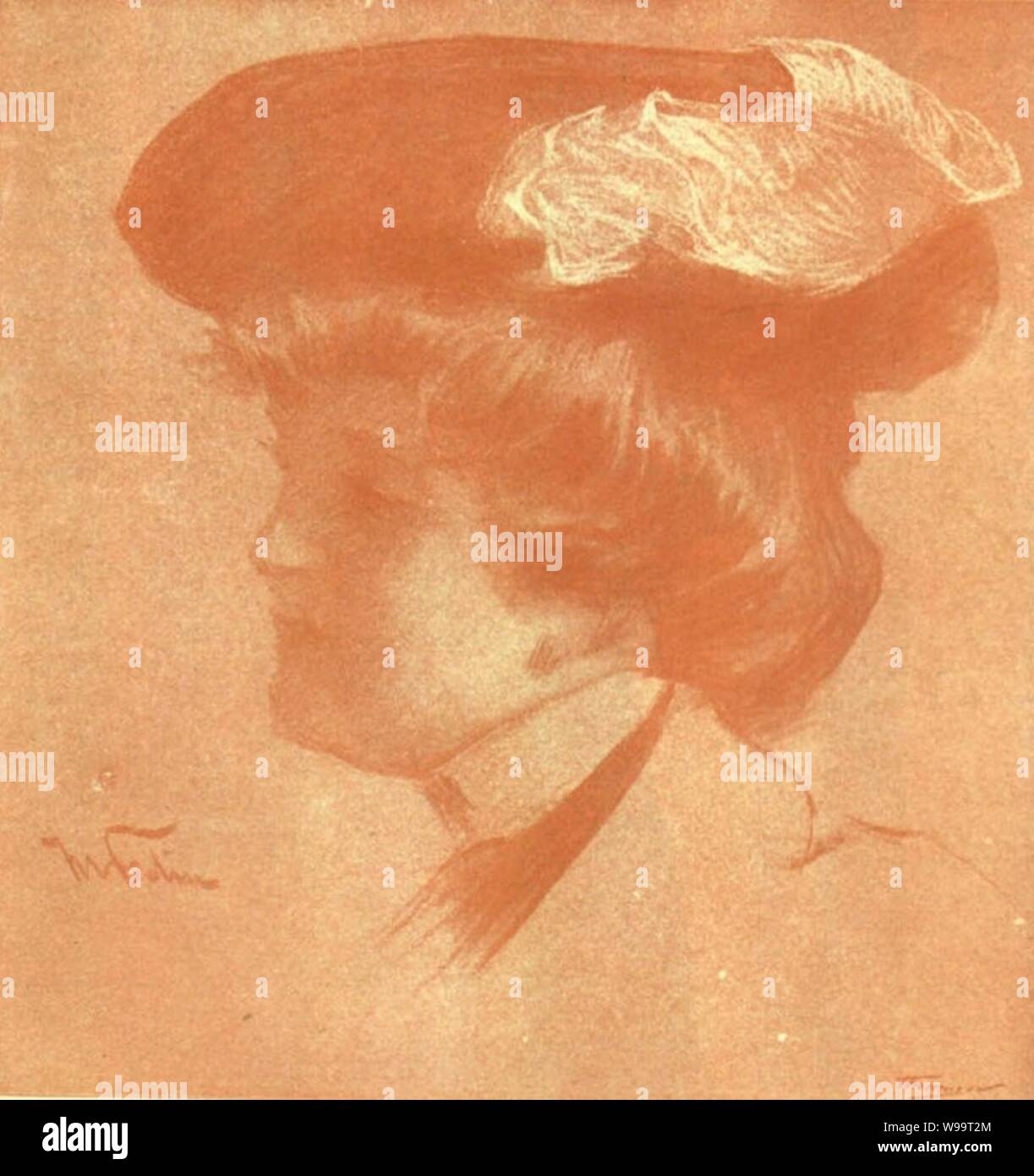 Dibujo en revista Pel i Ploma, Núm. 090 (1 feb. 1903 Stock Photo - Alamy