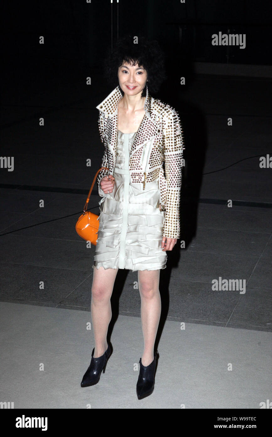 Chinese actress Zhang Manyu (Maggie Cheung) attends the opening ...
