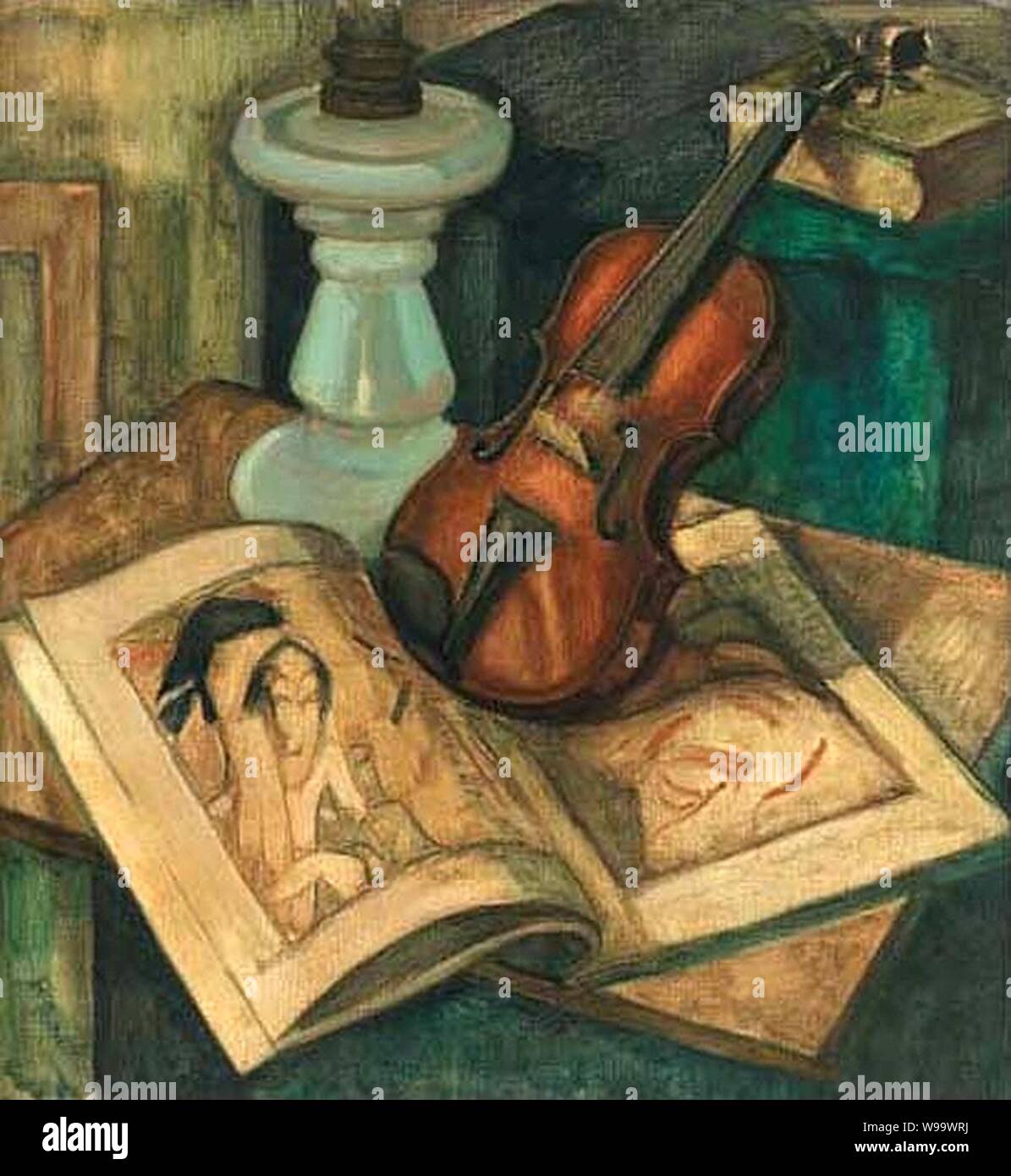 Dick Ket - Composition au violon Stock Photo - Alamy