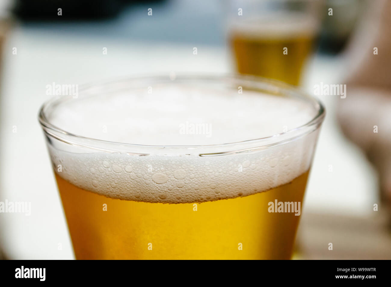 Draft beer in glass in Saigon, Vietnam Stock Photo - Alamy