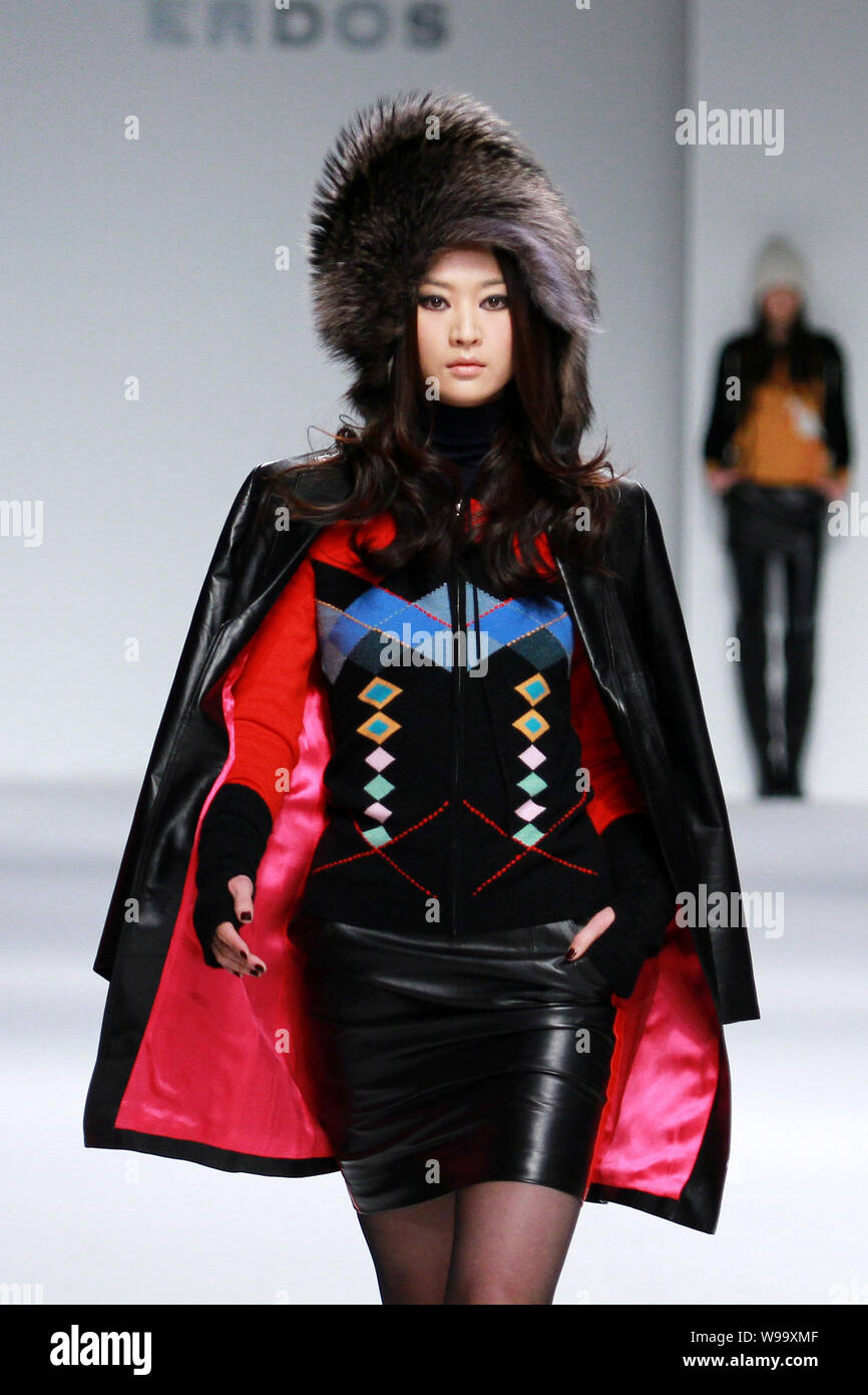 Erdos fashion show at the China Fashion Week Autumn/Winter 2011 in Beijing, China, 24 March 2011 ...