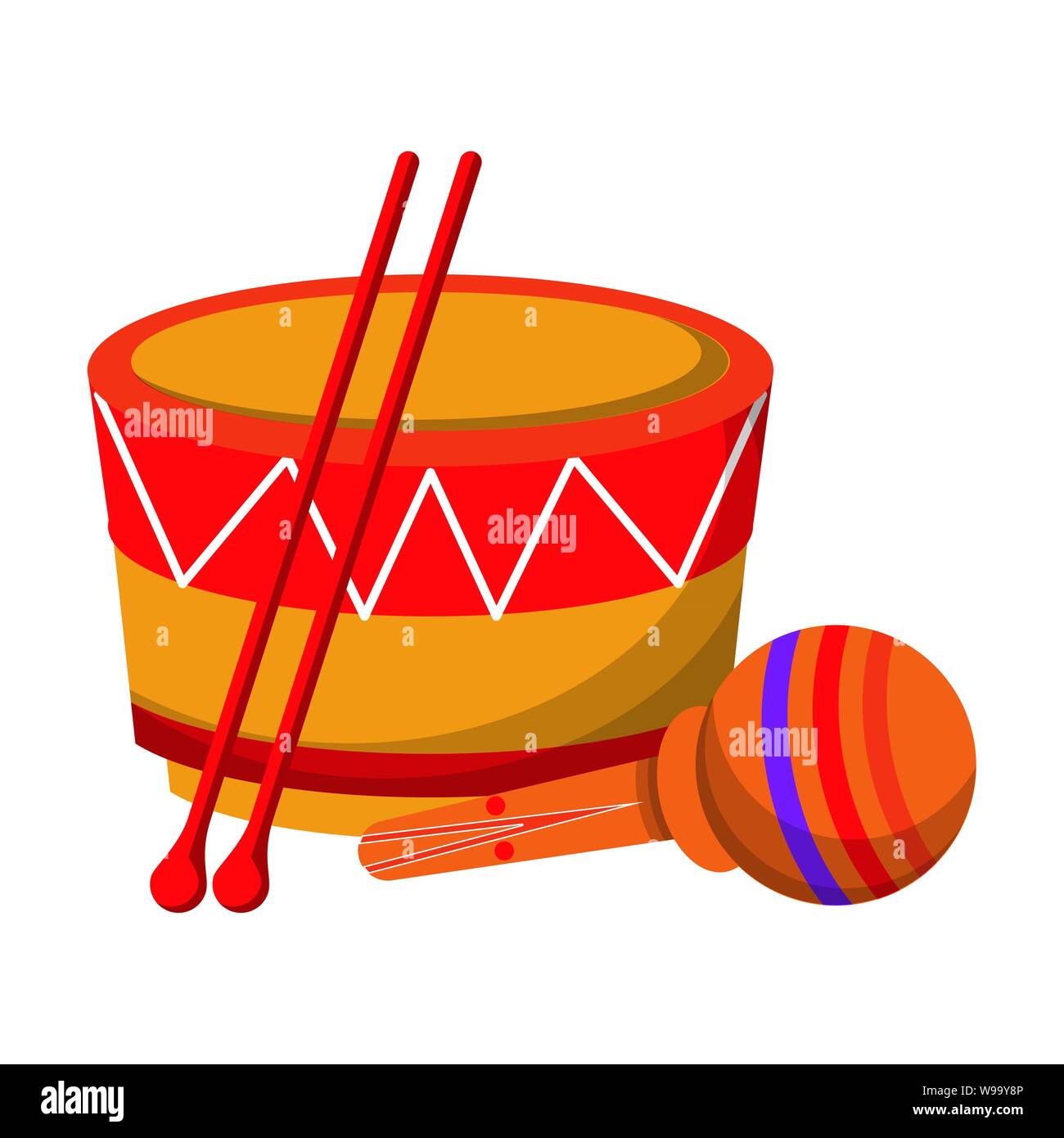 music instruments musical objects cartoon Stock Vector Image & Art - Alamy