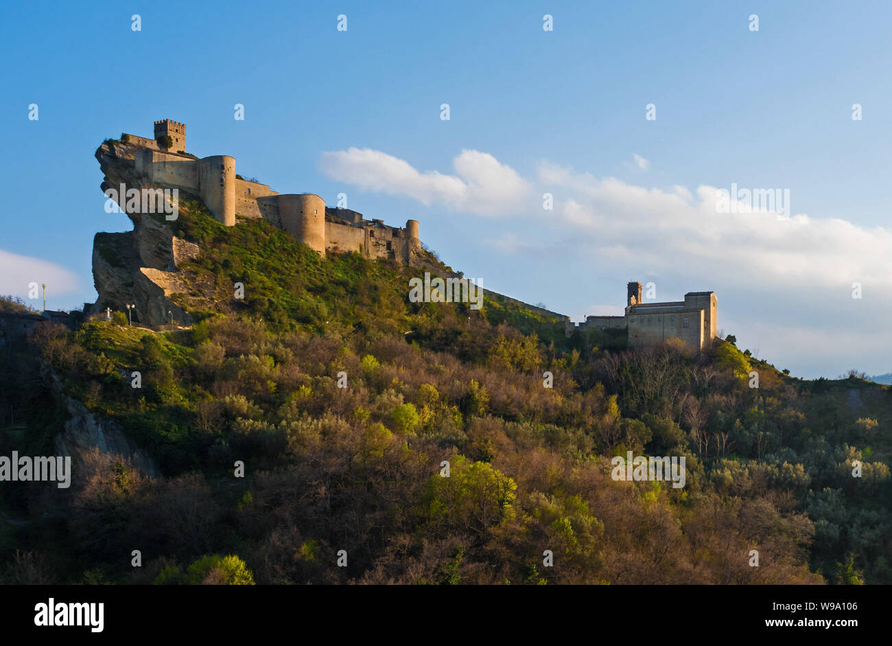 Roccascalegna (Italy) - The suggestive medieval castle on the rock in ...