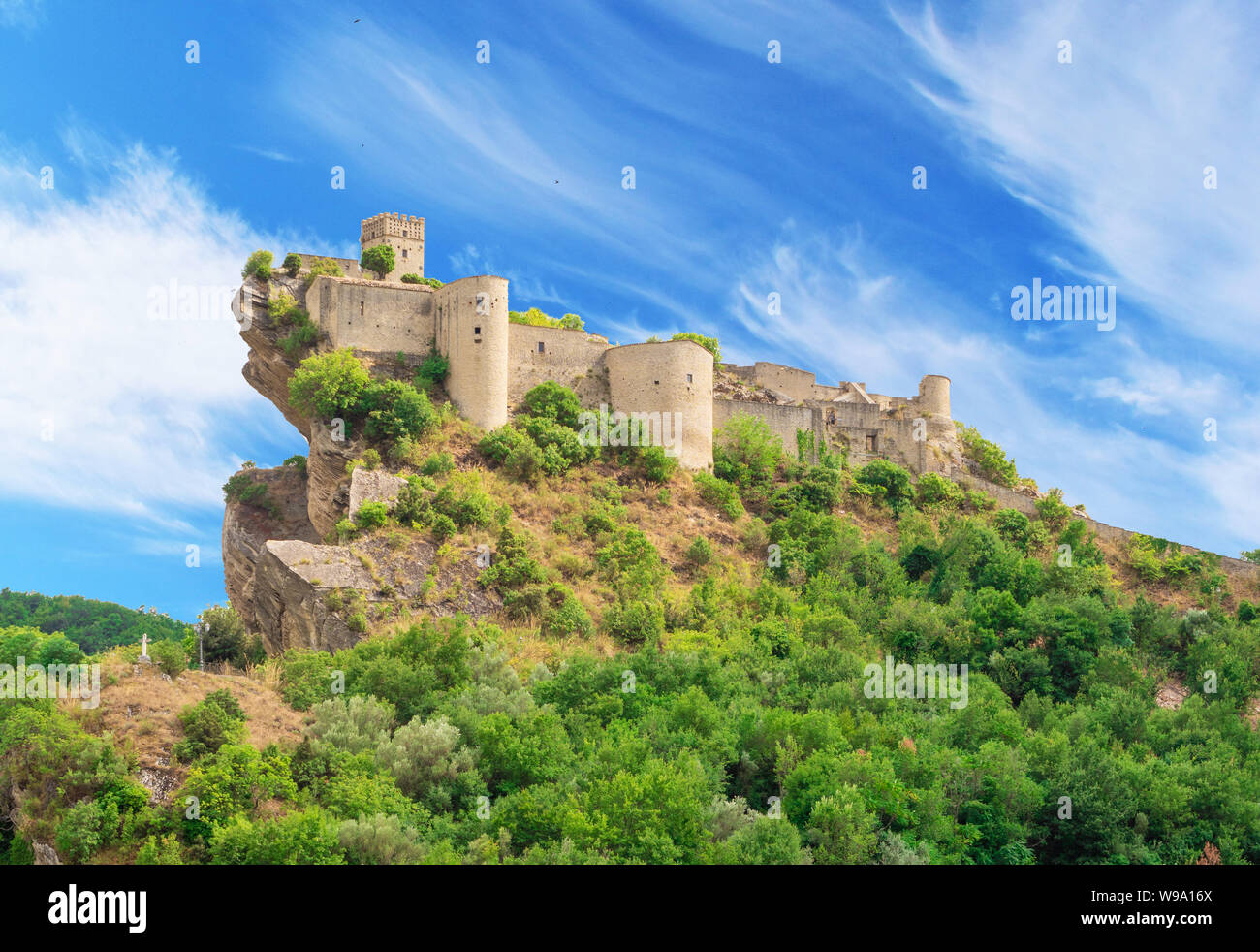 Roccascalegna (Italy) - The suggestive medieval castle on the rock in ...