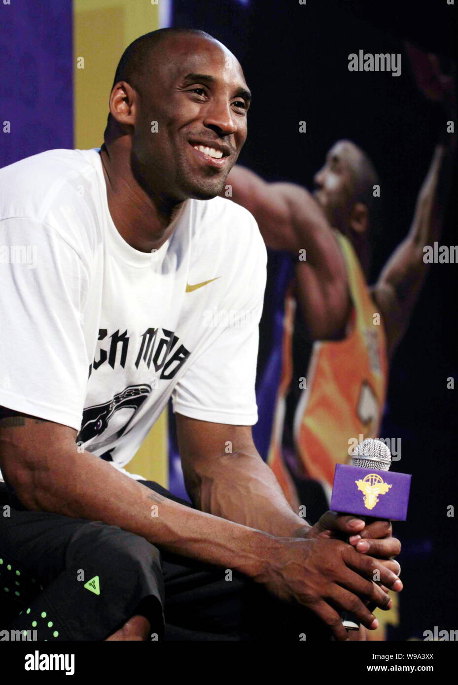 NBA basketball player Kobe Bryant of the Los Angeles Lakers is seen at ...