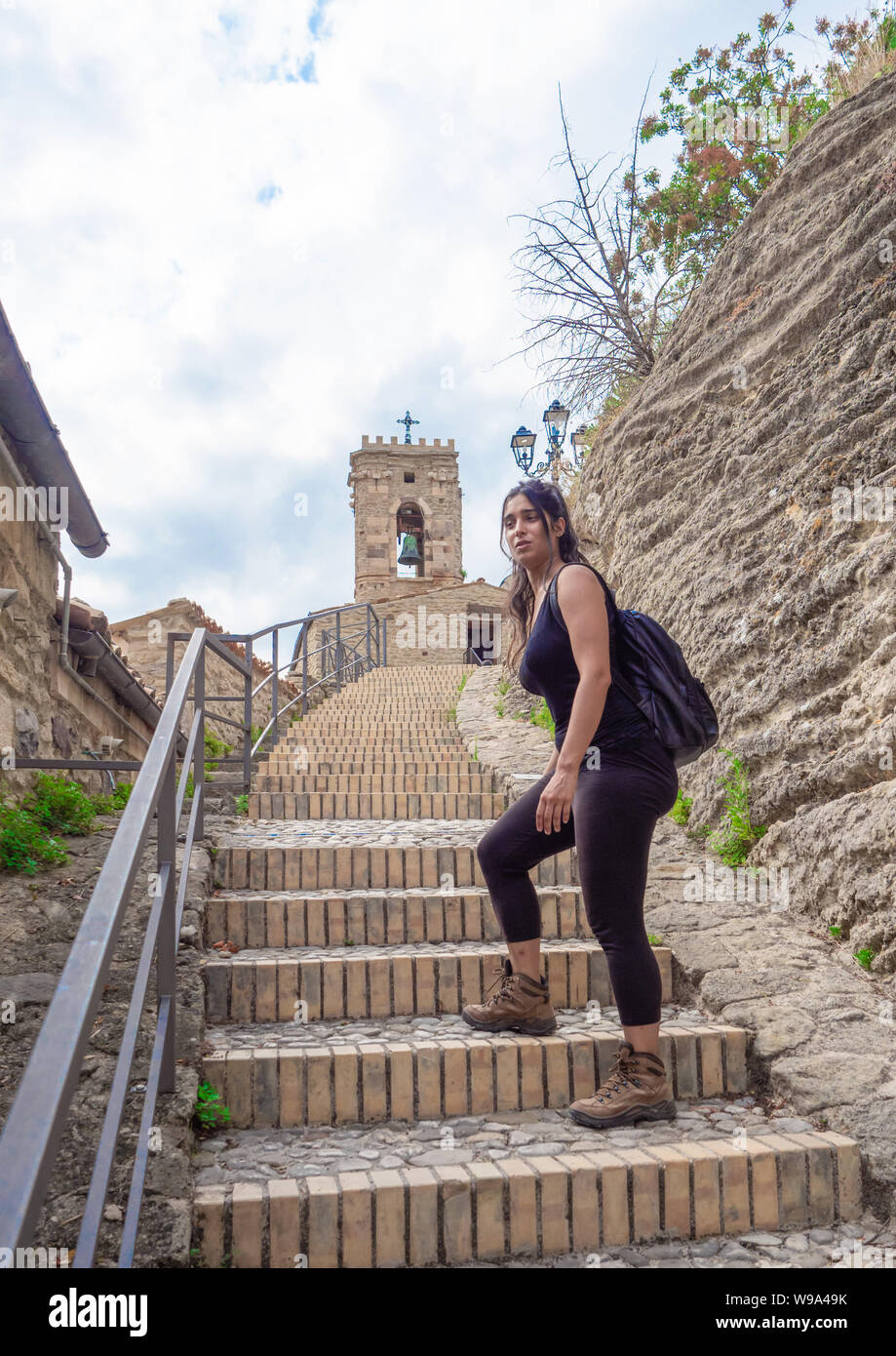 Roccascalegna (Italy) - The suggestive medieval castle on the rock in ...