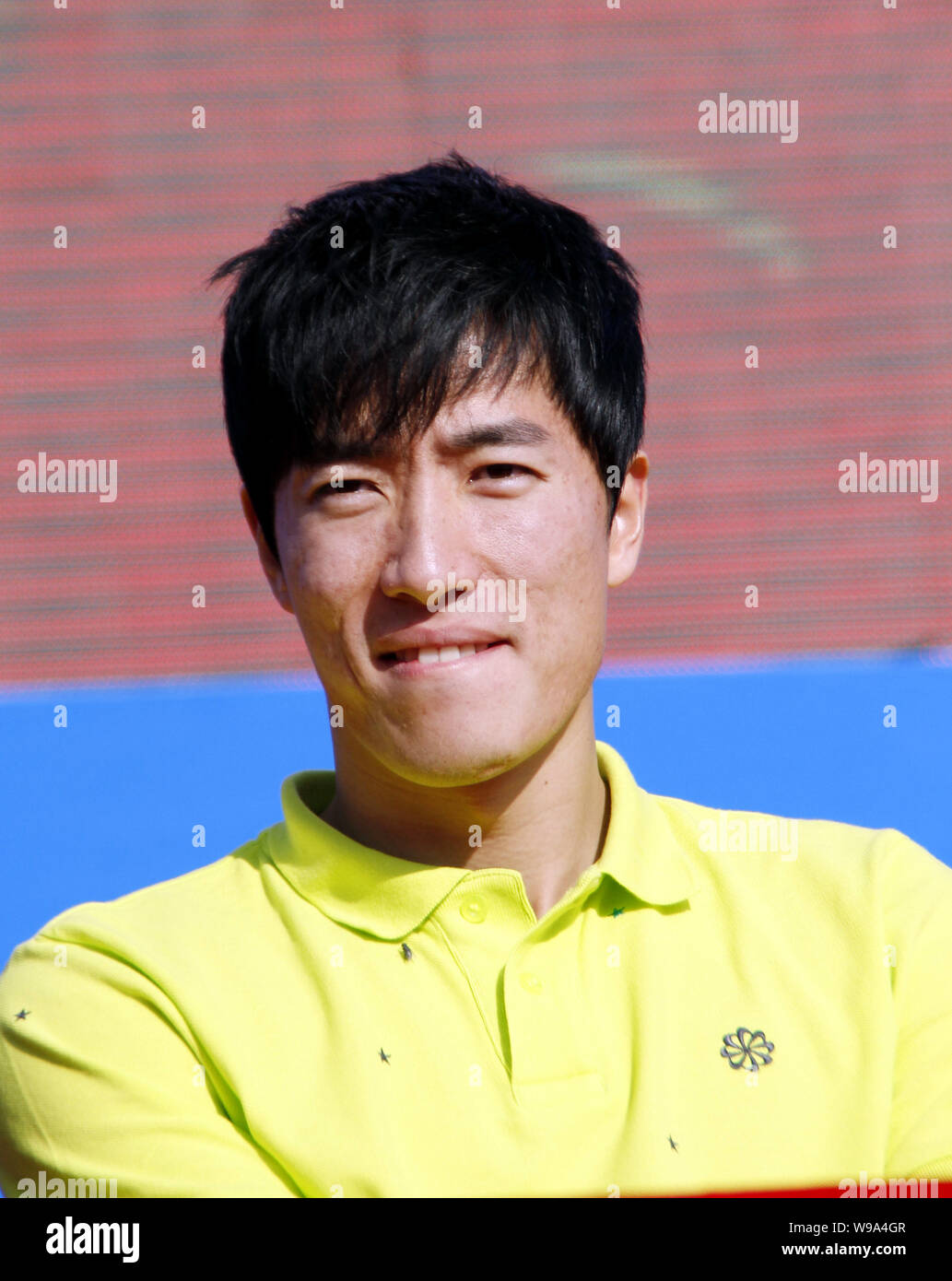 Chinese star hurdler liu xiang hi-res stock photography and images - Alamy