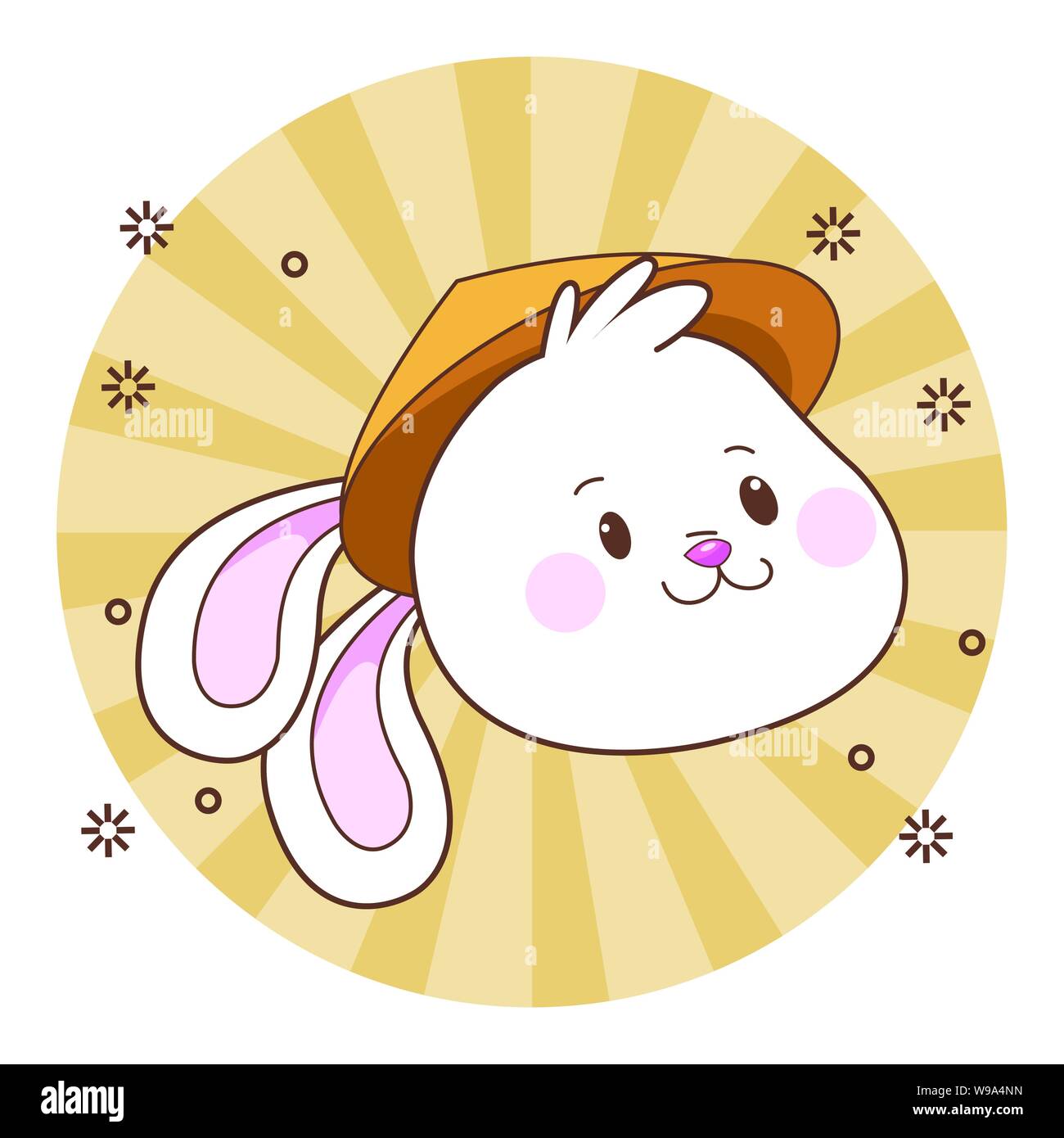 Mid face Stock Vector Images - Alamy