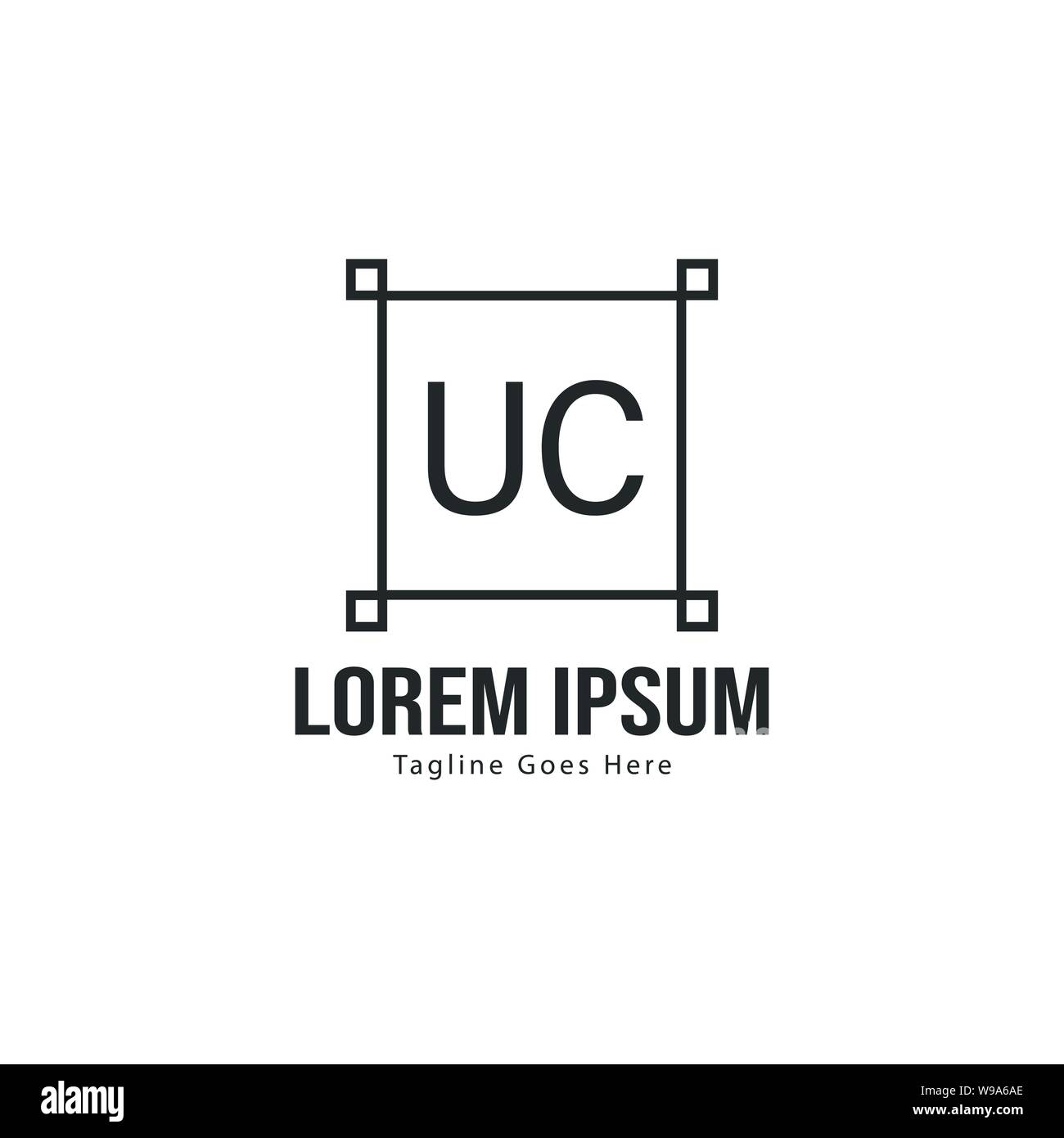 UC Letter Logo Design. Creative Modern UC Letters Icon Illustration ...