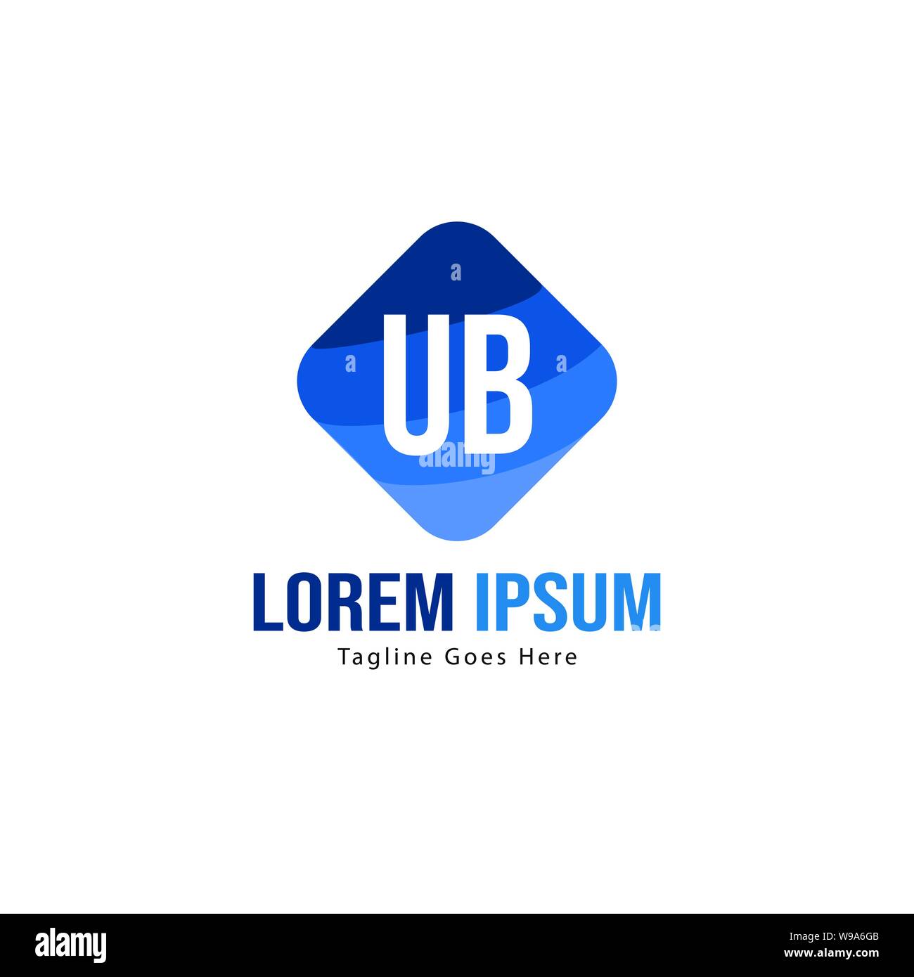 Ub letter logo hi-res stock photography and images - Alamy