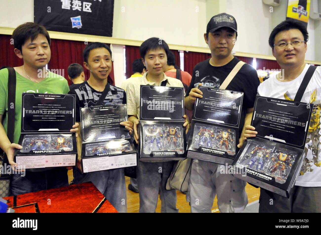Chinese fans show the limited-edition models of the Transformers they ...