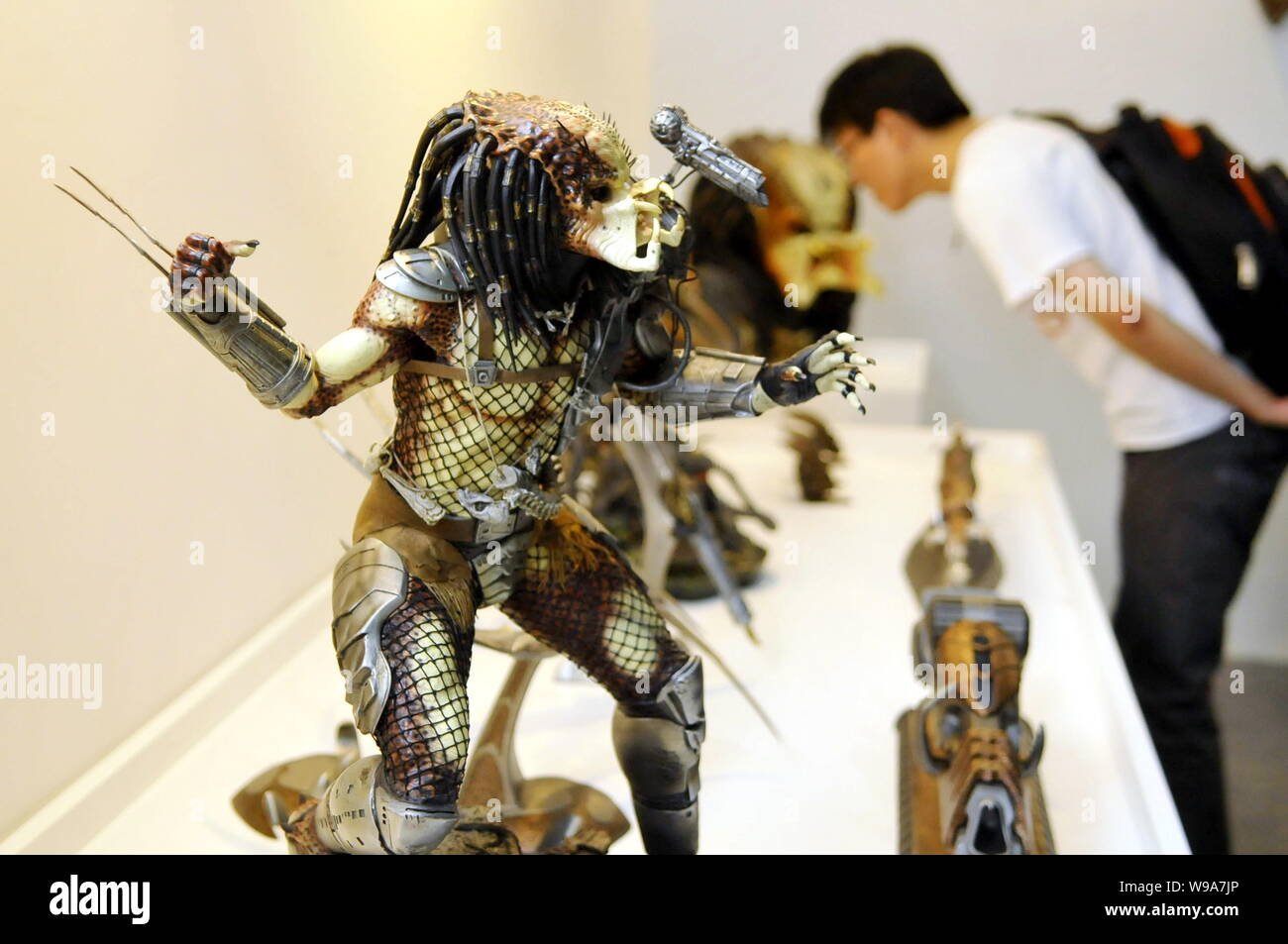 Models of the Predator are displayed during the Shanghai International ...
