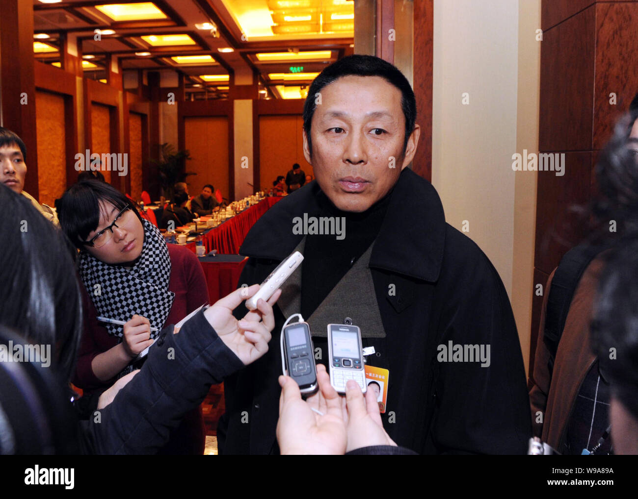 Chinese actor Chen Daoming, also a delegate of CPPCC (Chinese Peoples ...