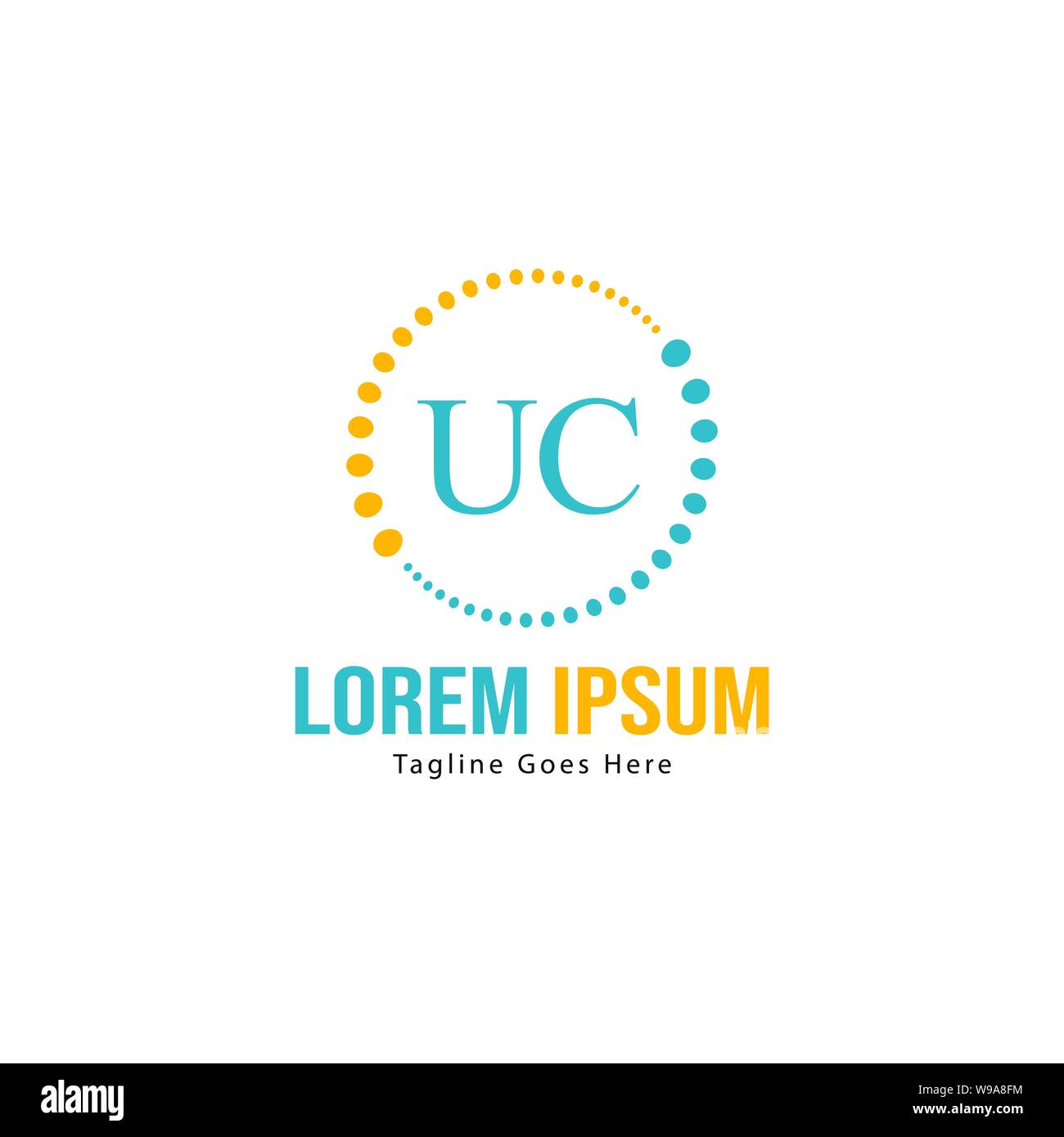 UC Letter Logo Design. Creative Modern UC Letters Icon Illustration ...