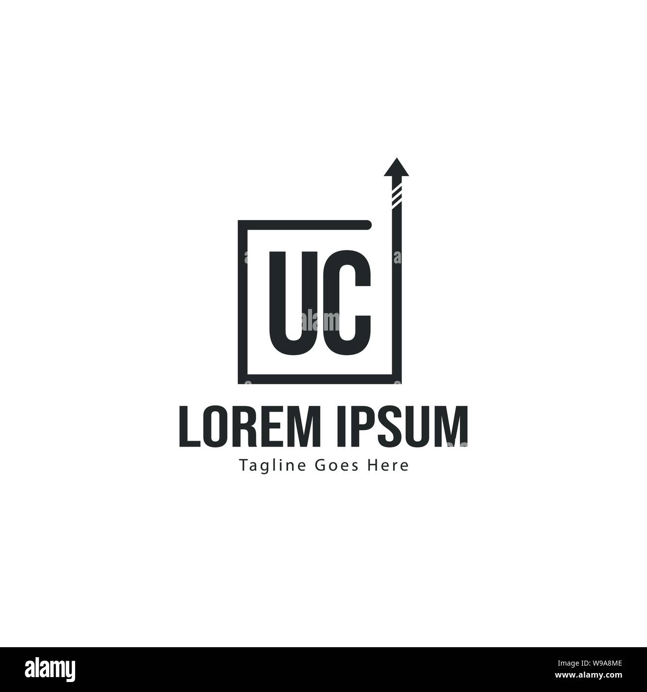 UC Letter Logo Design. Creative Modern UC Letters Icon Illustration ...