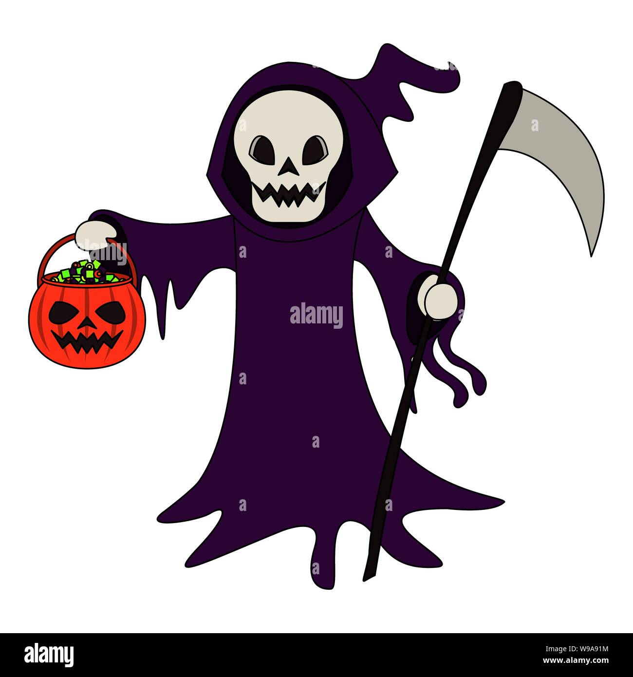 halloween october scary celebration cartoon Stock Vector Image & Art ...