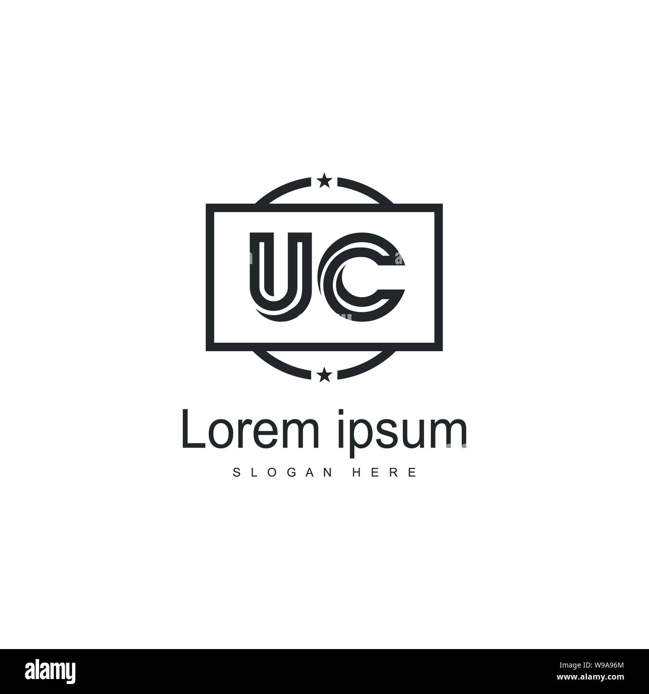 UC Letter Logo Design. Creative Modern UC Letters Icon Illustration ...
