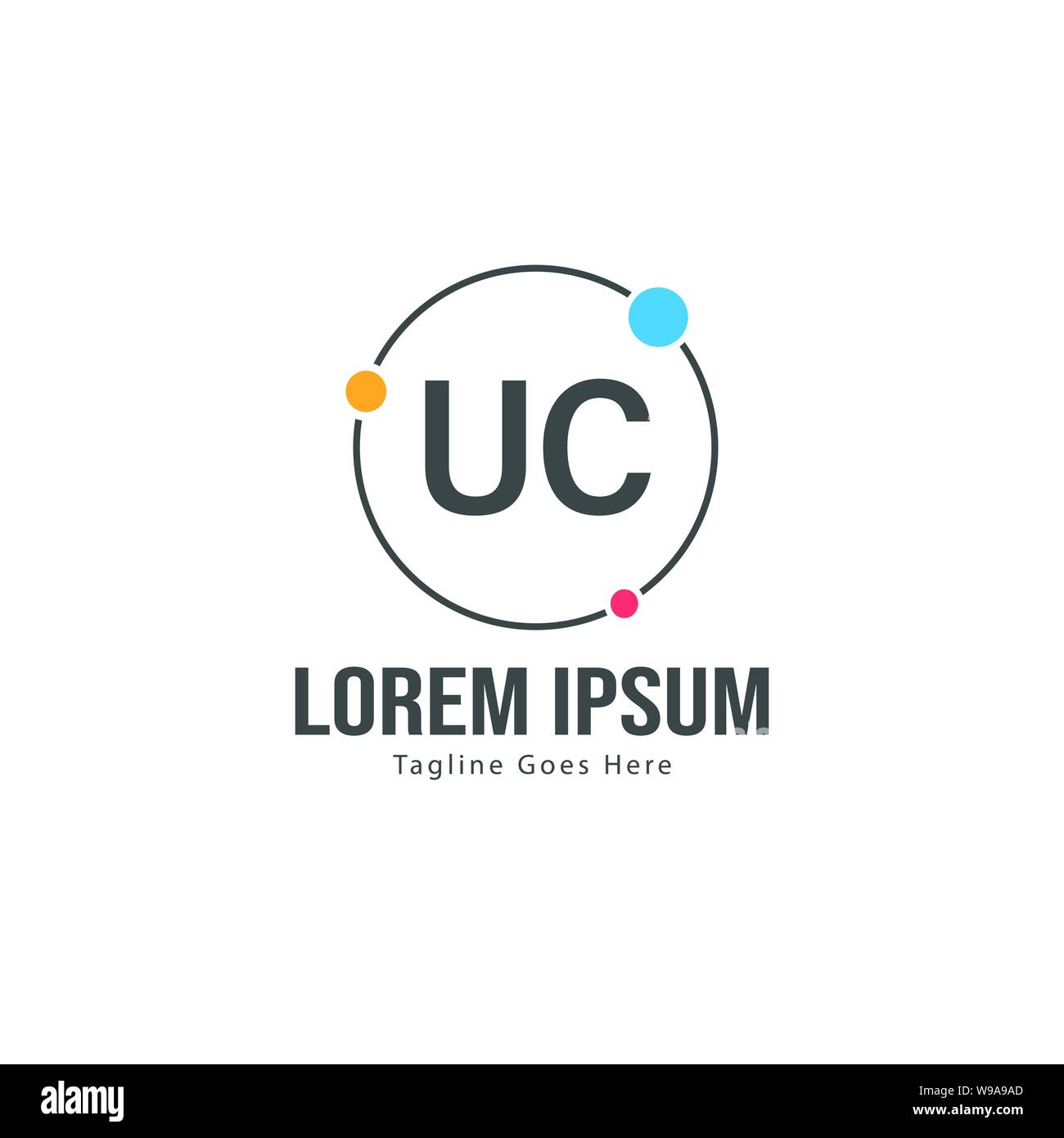 UC Letter Logo Design. Creative Modern UC Letters Icon Illustration ...