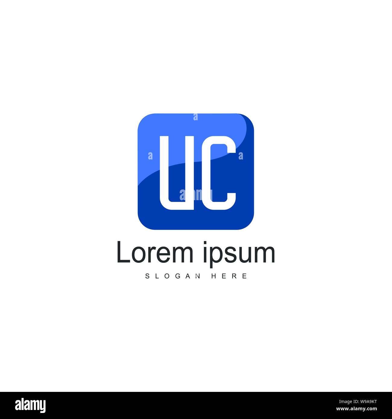 UC Letter Logo Design. Creative Modern UC Letters Icon Illustration ...