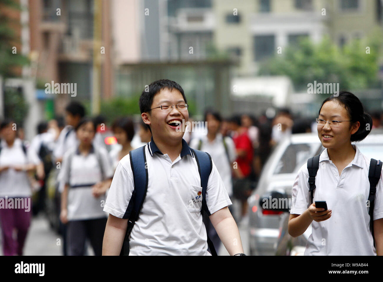 Senior high school entrance examination hi-res stock photography and ...