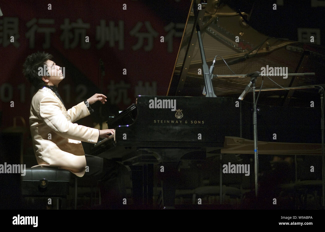 Chinese pianist Lang Lang performs during his New Year concert in ...