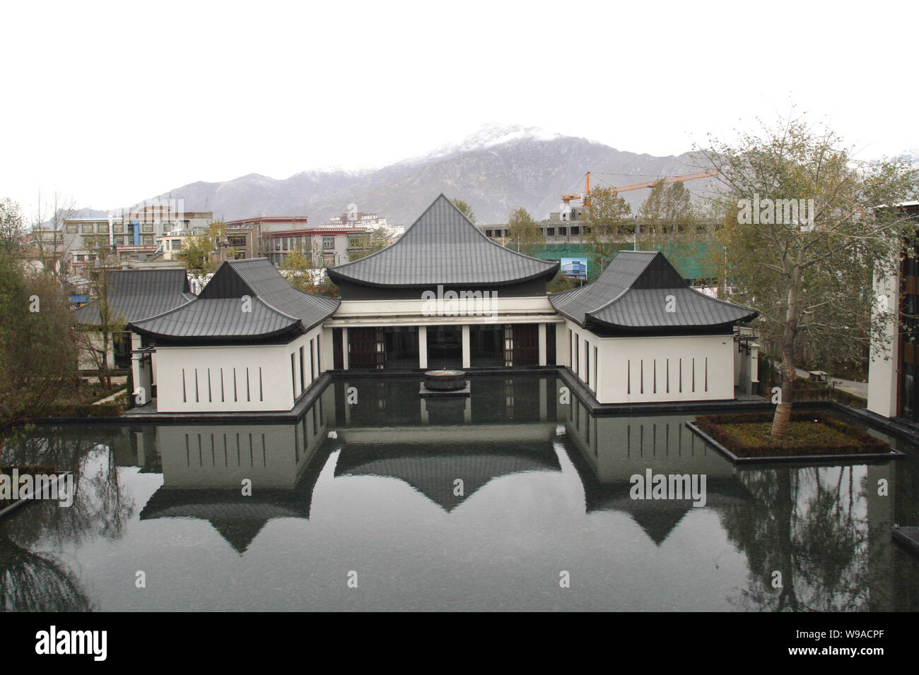 View of the St. Regis Lhasa Resort in Lhasa, southwest Chinas Tibet ...