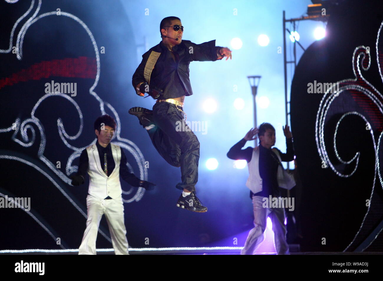 South Korean singer Yoo Seung-Jun performs at the opening ceremony of ...