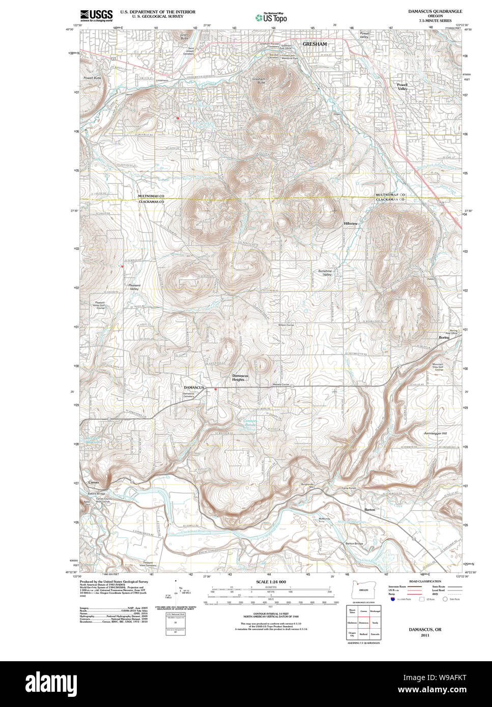 Map of damascus Cut Out Stock Images & Pictures - Alamy