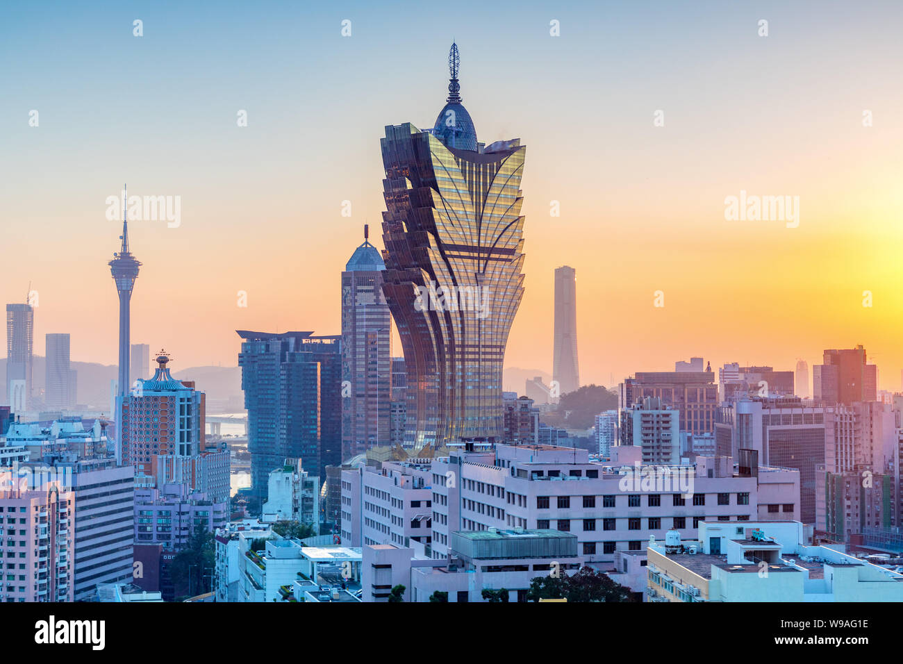 Macau cityscape view aerial hi-res stock photography and images - Alamy