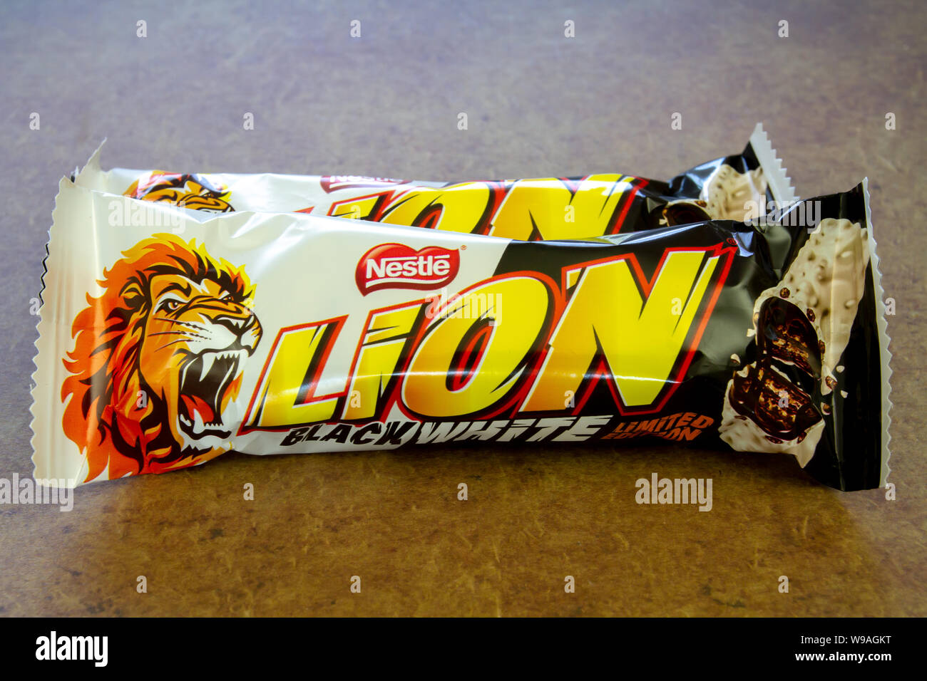 Lion brand chocolate bars Stock Photo - Alamy