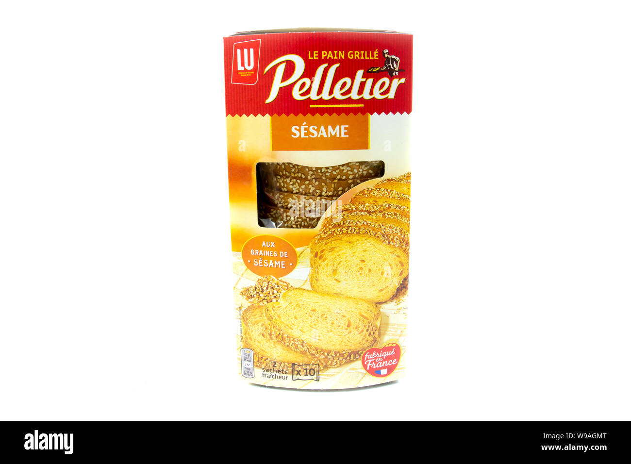 Pelletier brand toast Stock Photo - Alamy