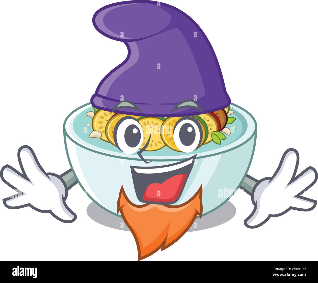Elf ratatouille is cooked in mascot pan Stock Vector Image & Art - Alamy