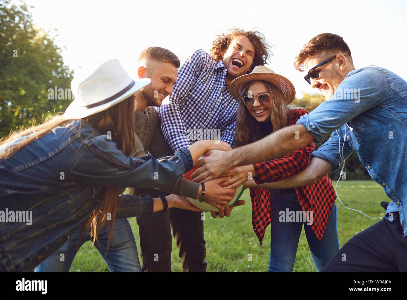 Adult friends ball hi-res stock photography and images - Alamy