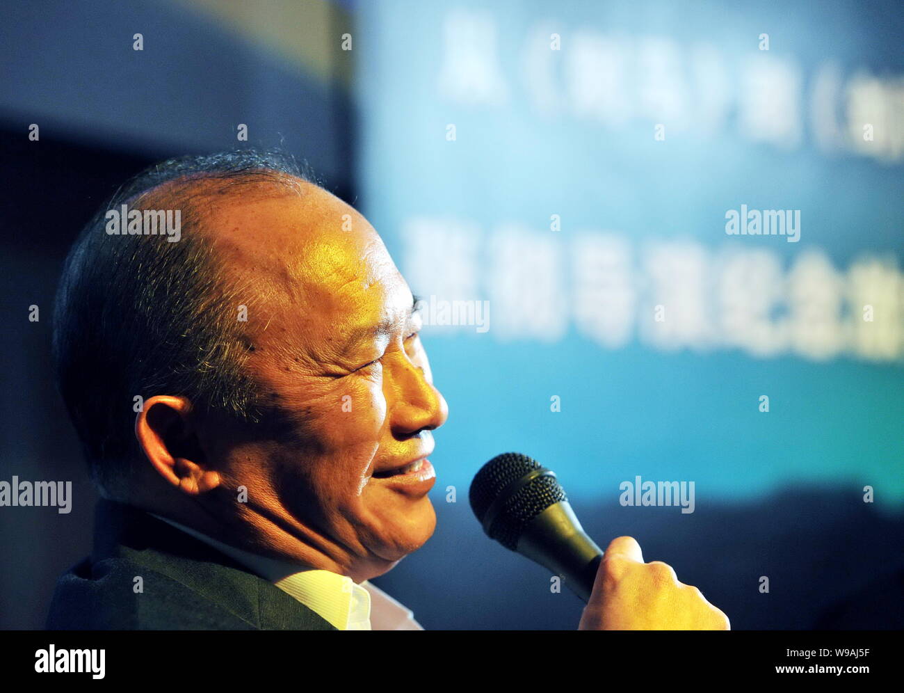 Hollywood film director John Woo speaks at a film screening to ...