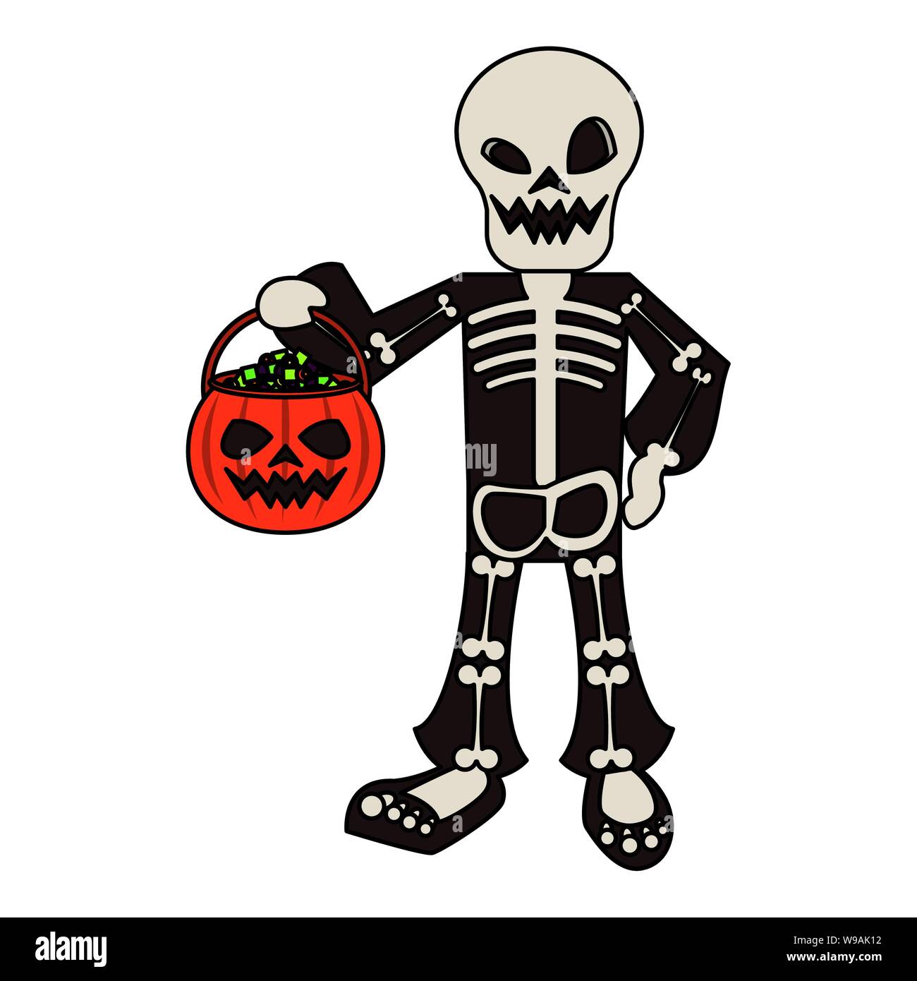 halloween october scary celebration cartoon Stock Vector Image & Art ...