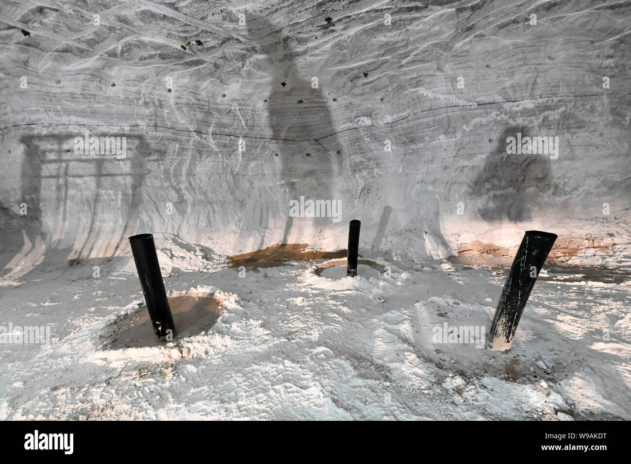 Philippsthal, Germany. 12th Aug, 2019. In the Hesse-Thuringia potash ...