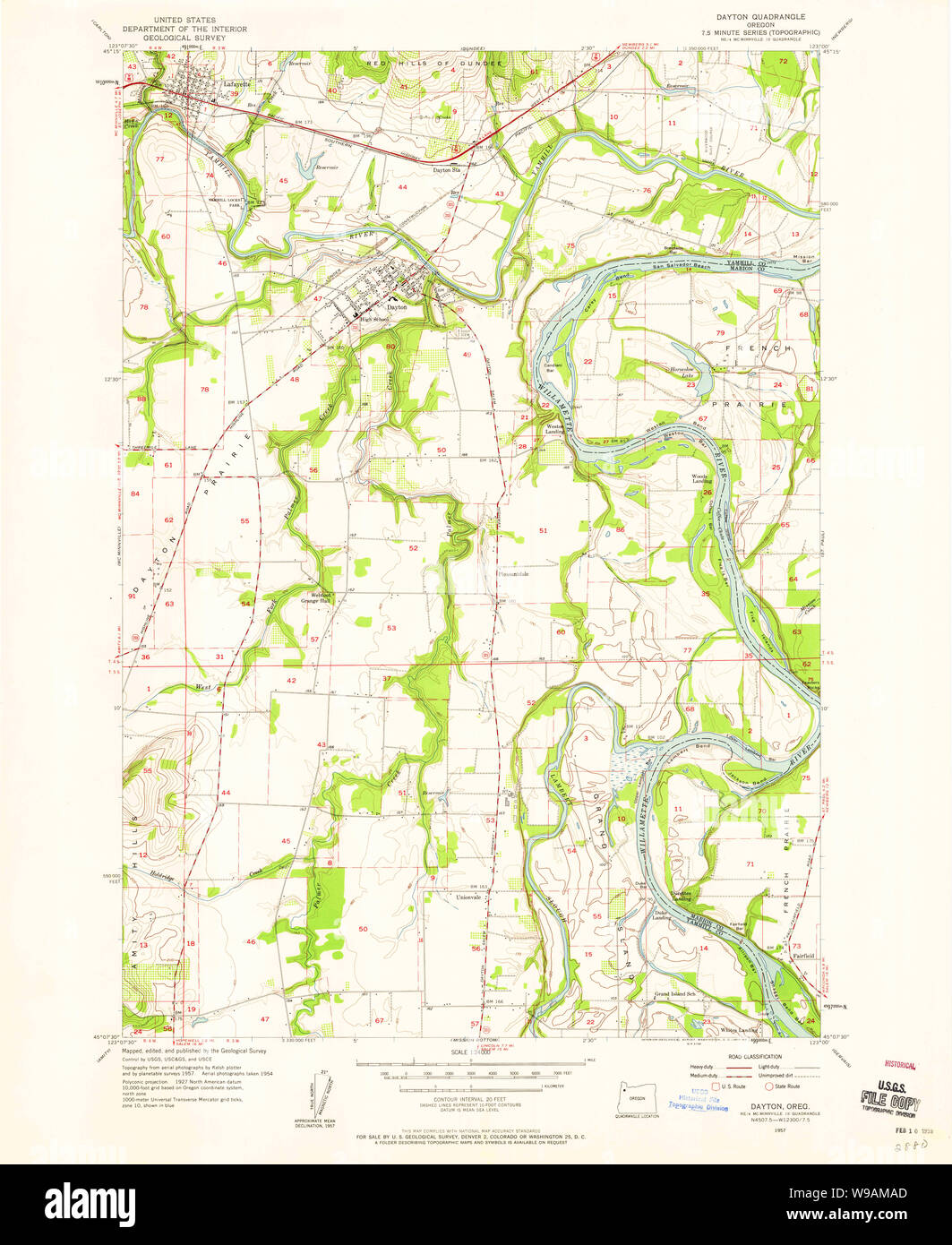 Map of dayton hi-res stock photography and images - Alamy