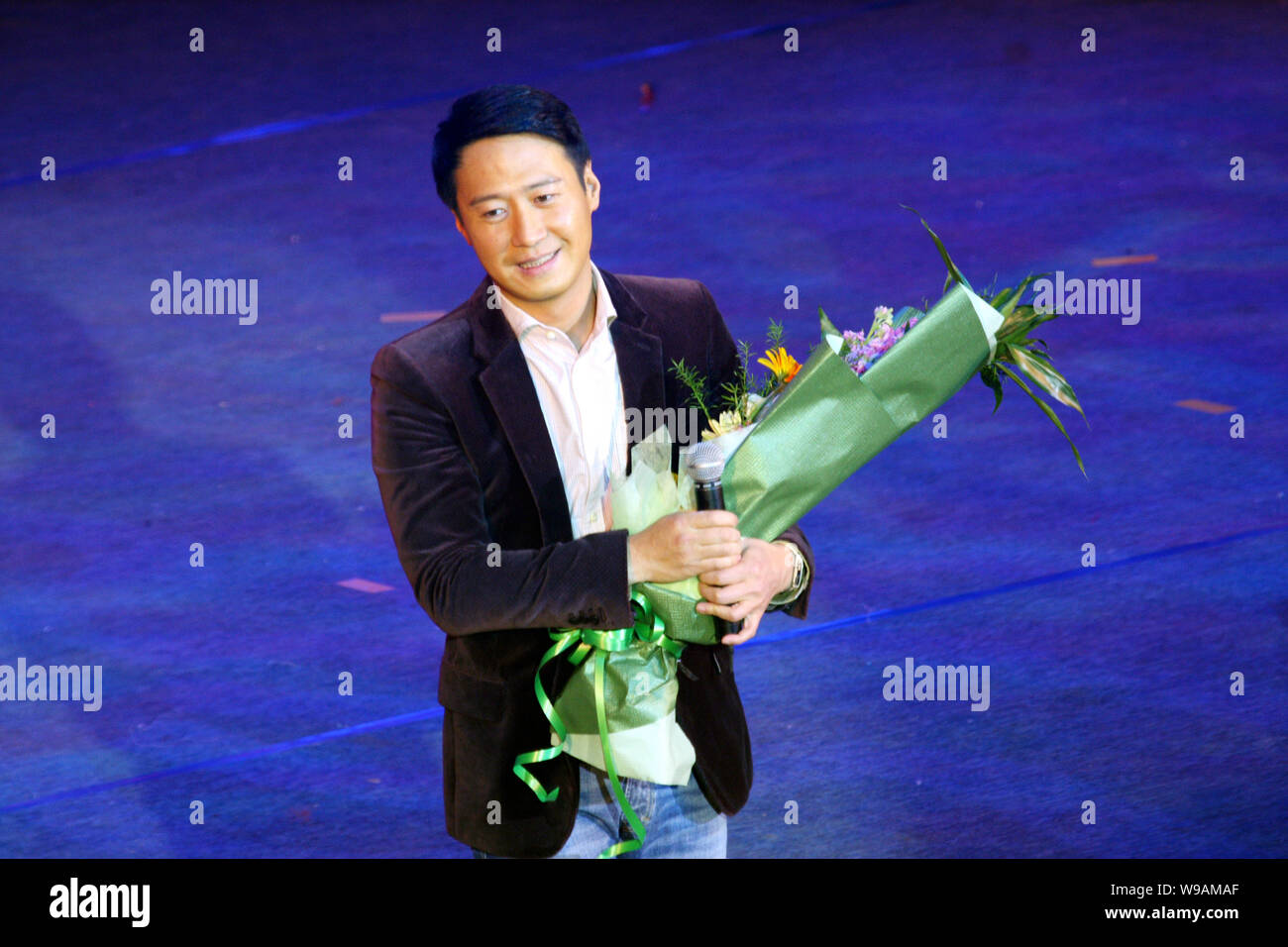 Hong Kong actor and singer Leon Lai is seen at a ceremony to celebrate ...