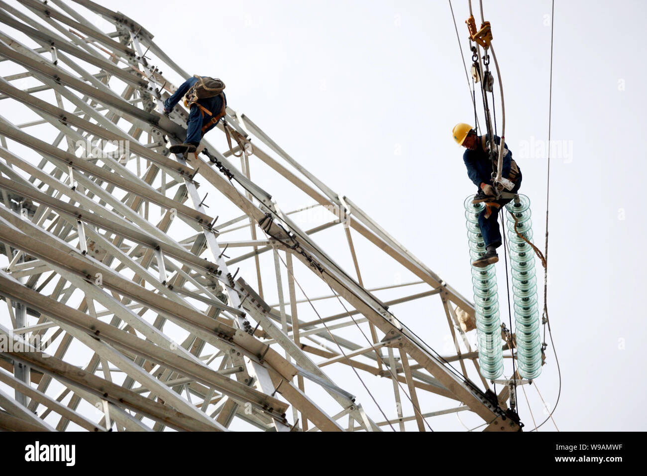 Electricity power lines china hi-res stock photography and images - Alamy