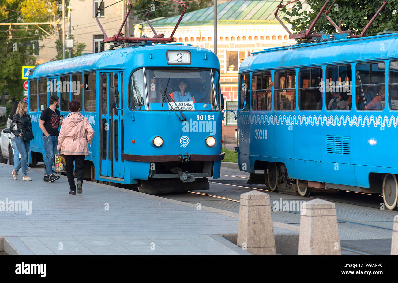 Moscow tram hi-res stock photography and images - Alamy