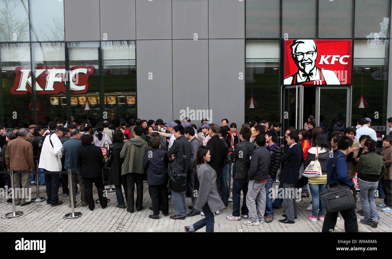 Kfc china ad hi-res stock photography and images - Alamy