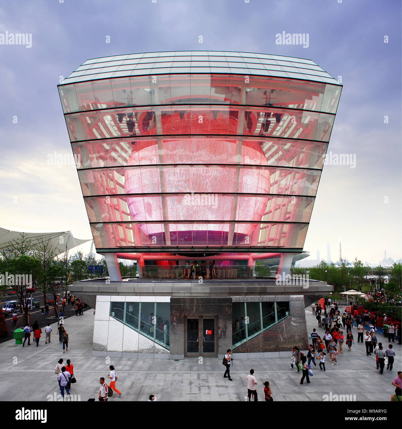 --FILE--Visitors walk past the Taiwan Pavilion in the World Expo Park ...