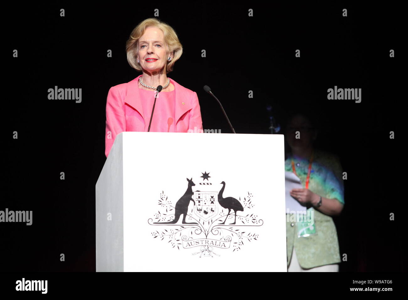 Quentin Bryce, Governor-General of Australia, speaks during an event to ...