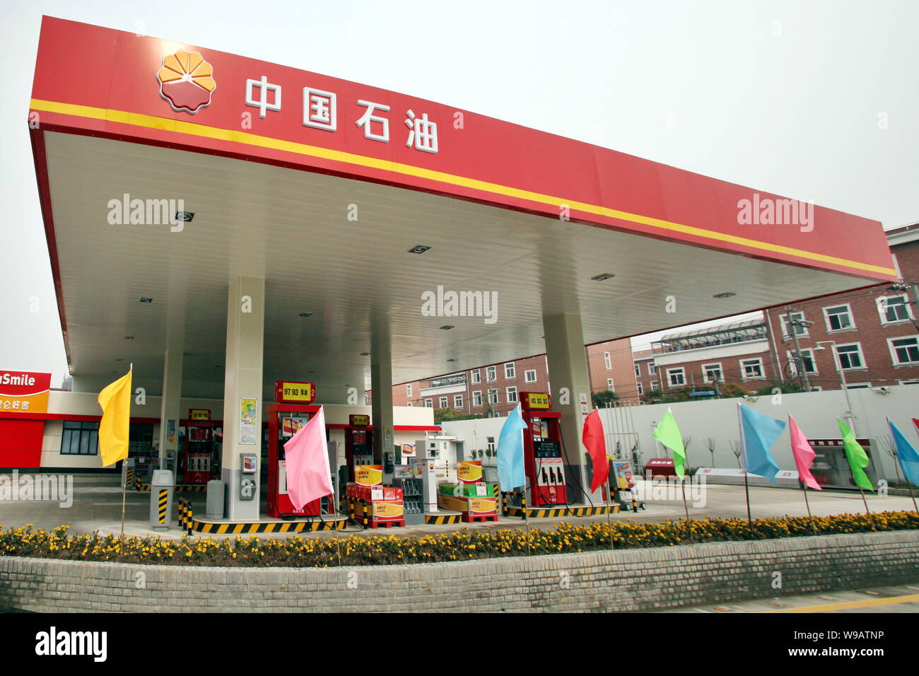 --FILE--View of a gas station of CNPC (China National Petroleum ...