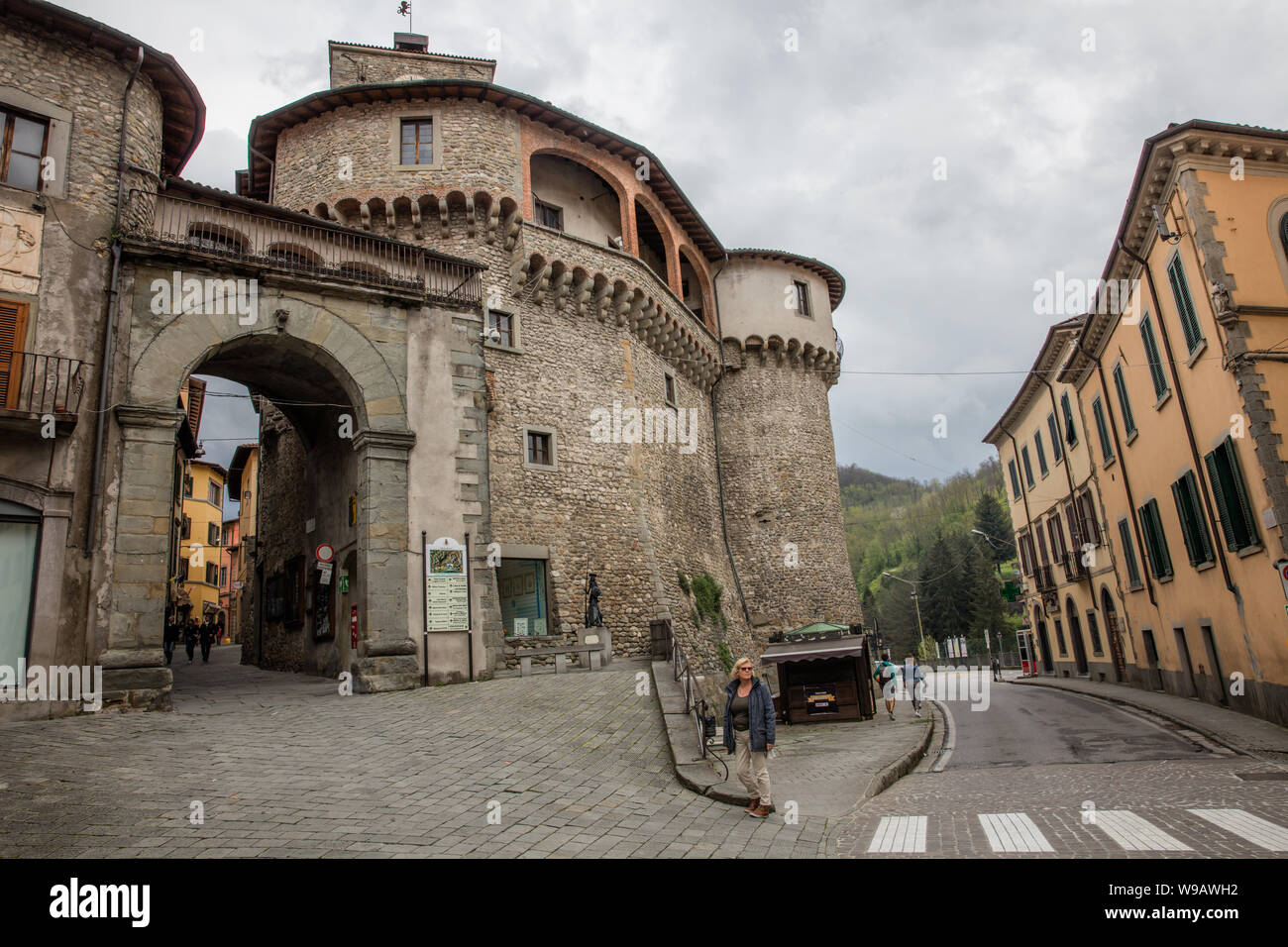 Castelnuovo di Garfagnana in Toscany, italy Stock Photo - Alamy