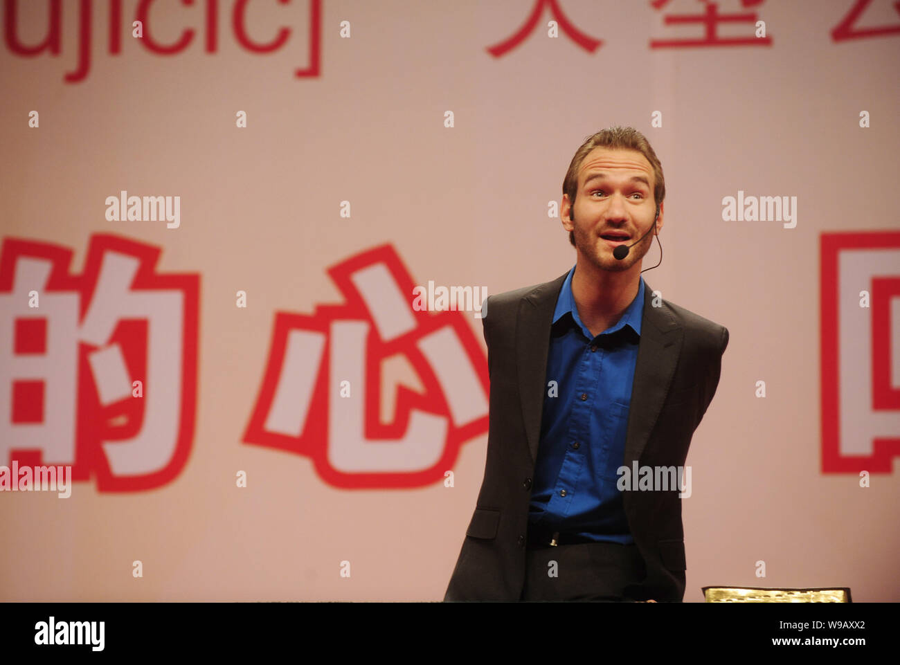 Australian Motivational Speaker Nick Vujicic