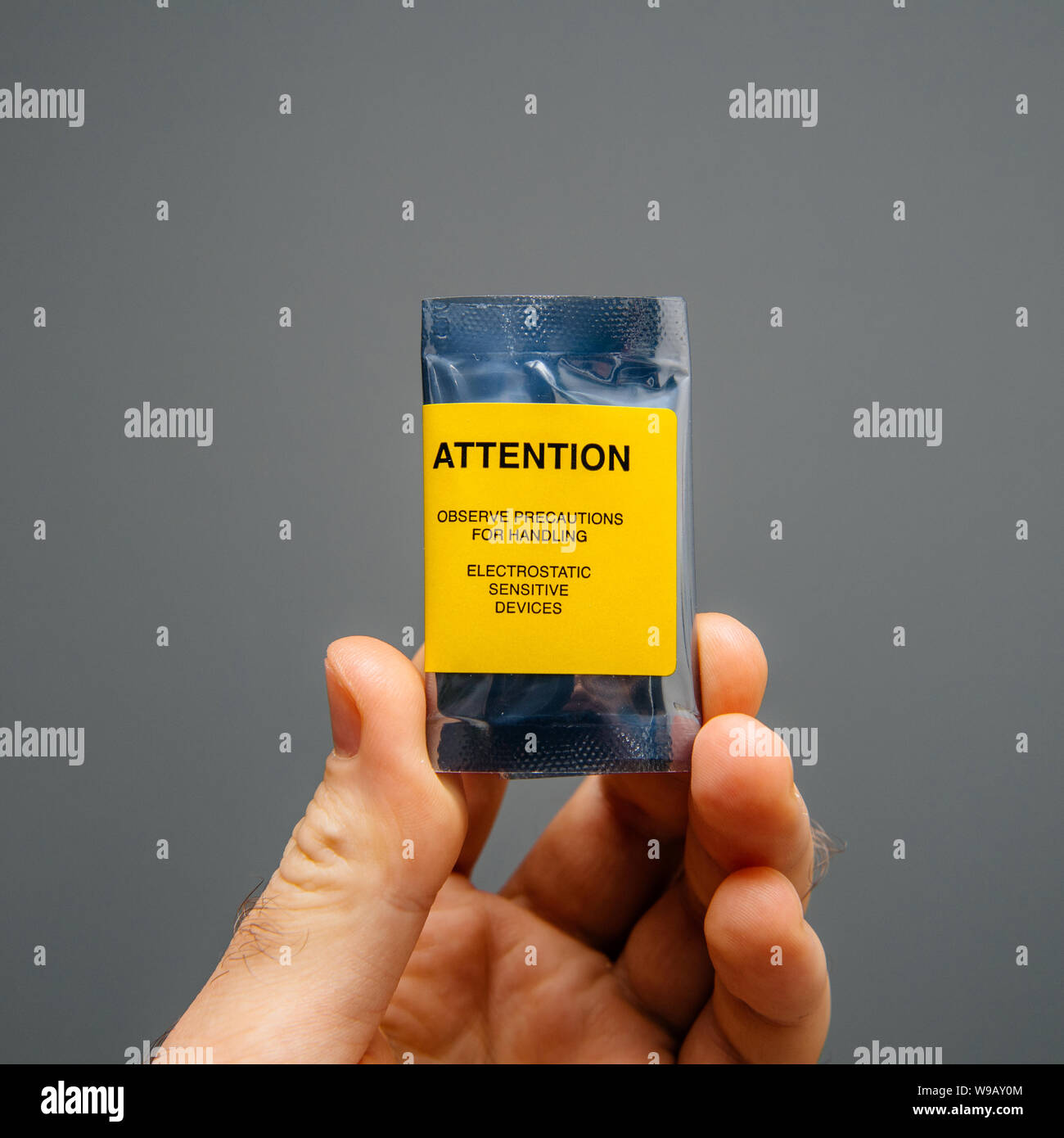 Attention static sensitive devices hi-res stock photography and images ...