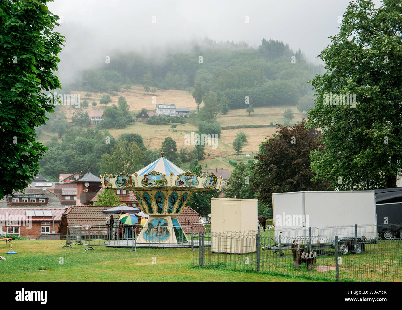 Ottenhofen Im Schwarzwald, Germany - Jul 28, 2019: merry-go-round in ...