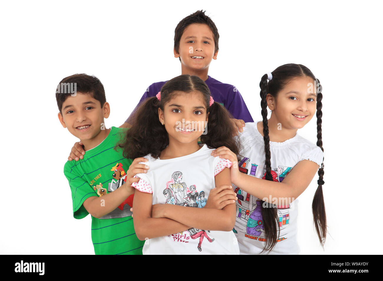 Group of children playing Stock Photo - Alamy